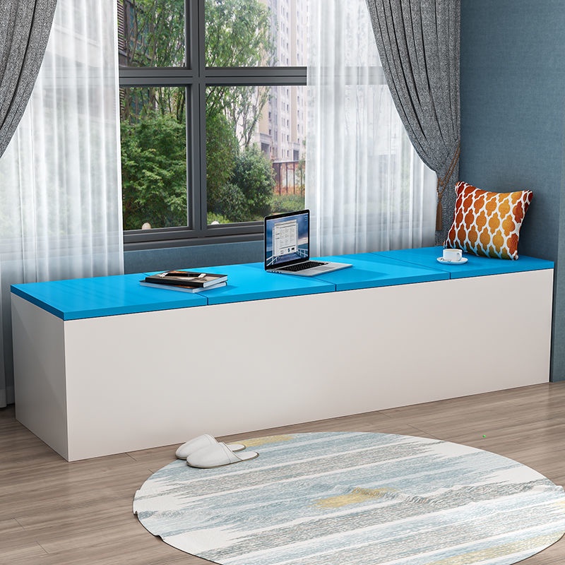 40cm high bay window storage cabinet custom flip-top can sit storage ...