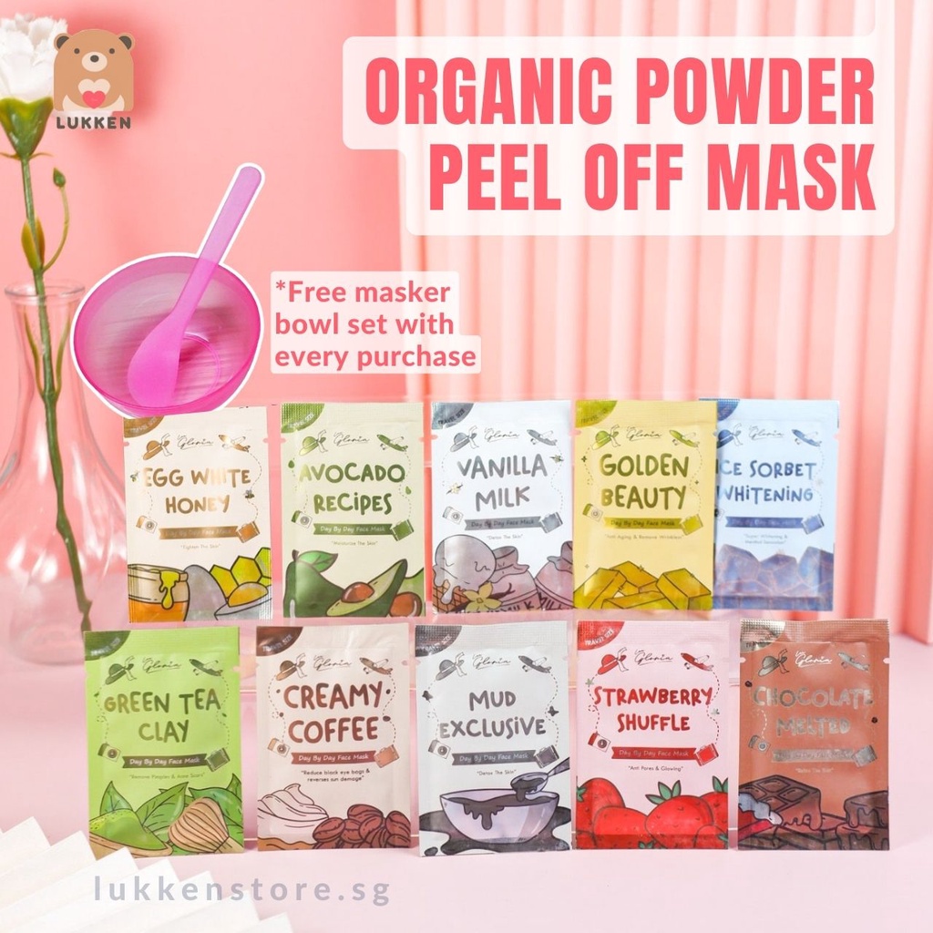 [SG Stock] Lea Gloria Organic Powder Peel Off Mask 10g (Travel Size ...