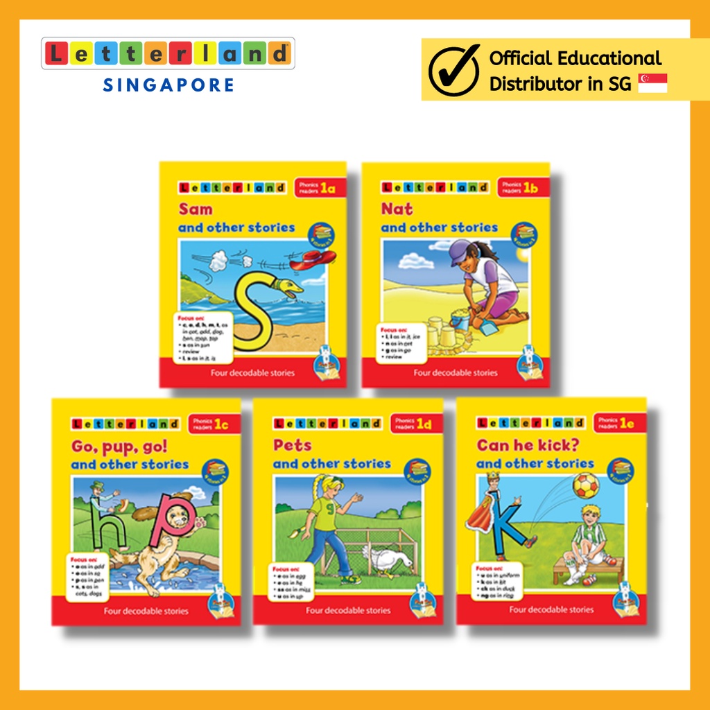 Letterland Phonics Readers Level 1 Set | Shopee Singapore