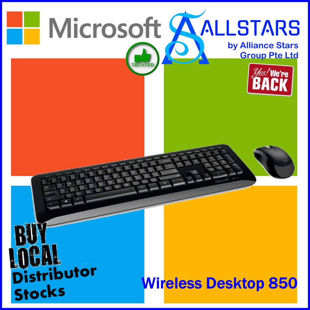 Microsoft Wireless Desktop 850 (PY9-00018) (Warranty 3years with Microsoft 8001013659) | Shopee ...