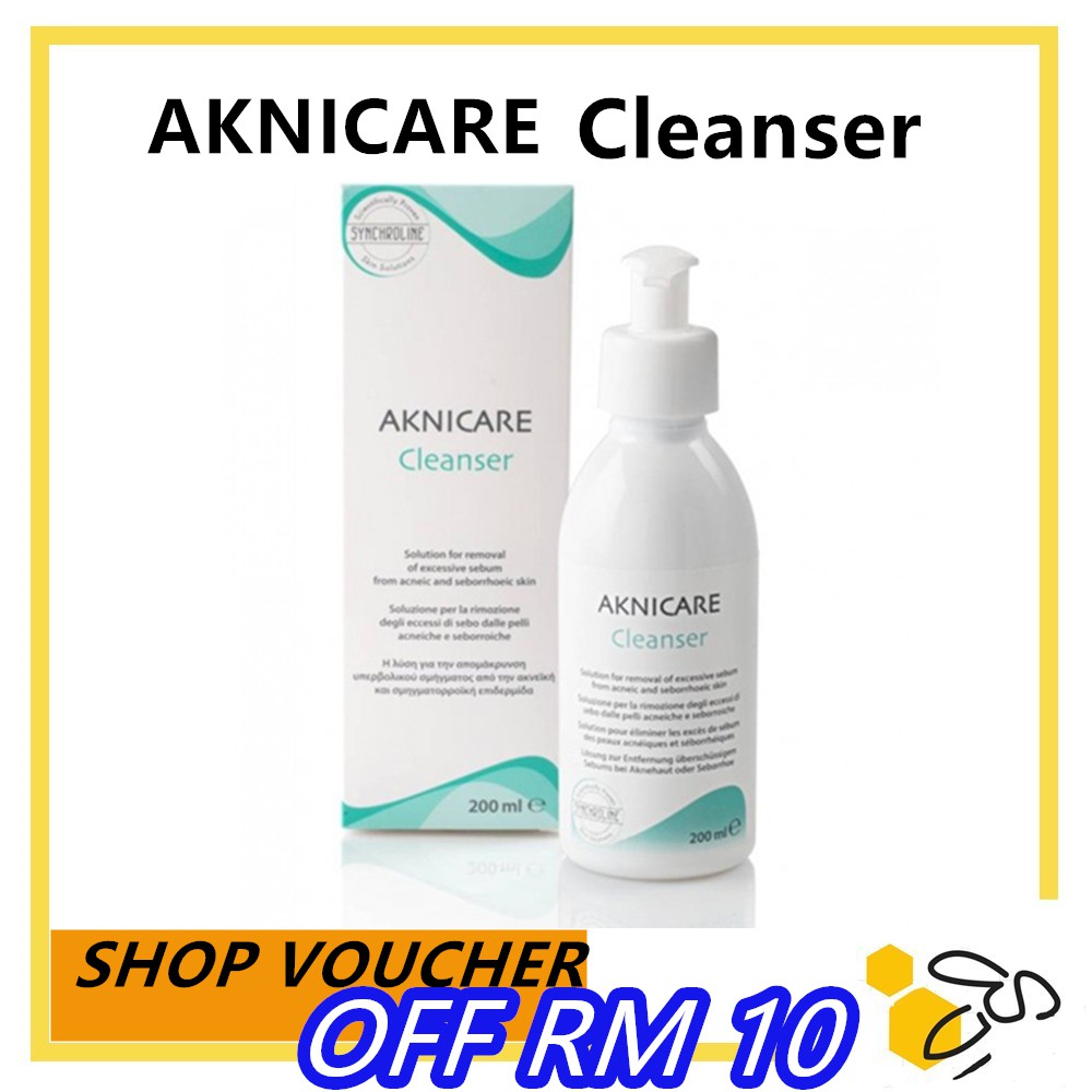 Aknicare Cleanser 200ml jerawat Oily & Acne Skin Blackhead Whitehead ...