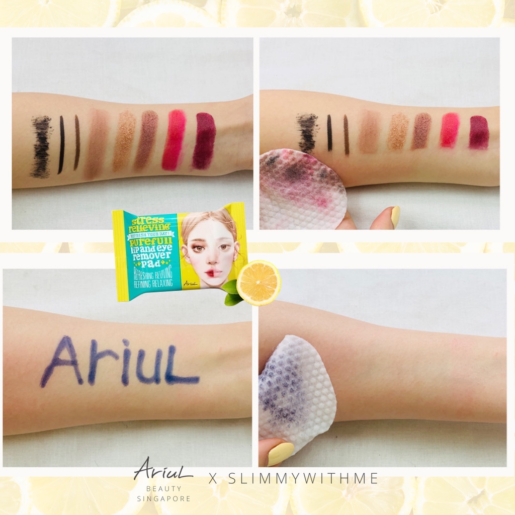 [SG SELLER] Ariul Beauty Lip & Eye Make-Up Remover Wipes (30 sheets ...