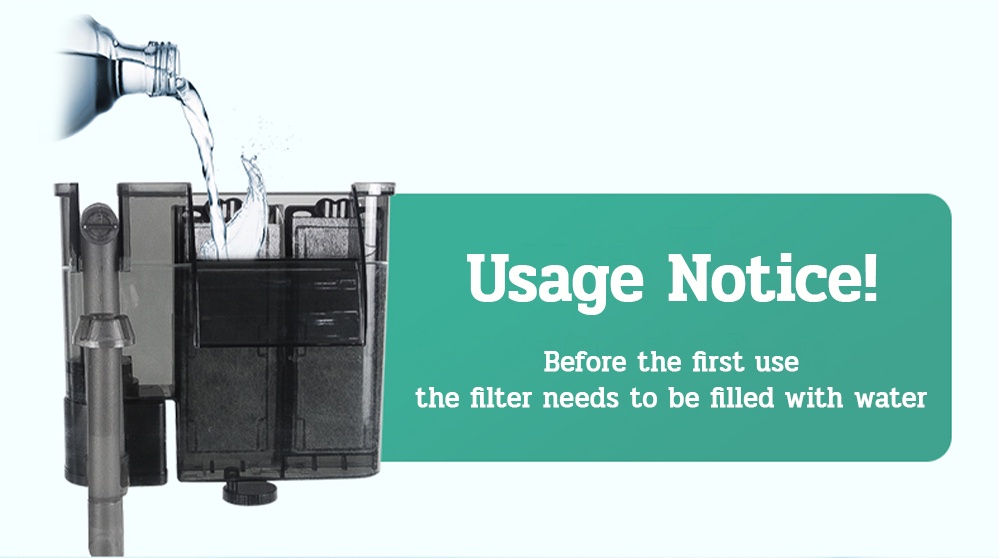 SG Fish Tank Filter, Wall-Mounted Tank Filter, Waterfall ,Hanging ,Mini ...