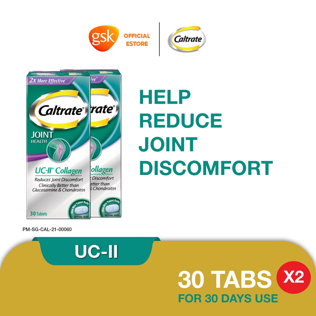 CALTRATE Joint Health UC-II Collagen Supplement, 2X more effective and ...