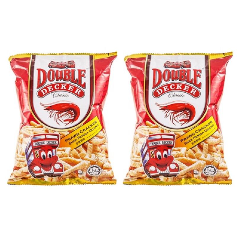 [Bundle Of 2] Double Decker Snack 60g (Prawn) (Halal) | Shopee Singapore