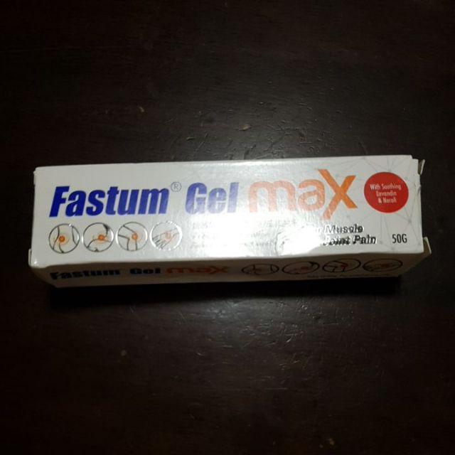 Fastum Gel Max 50g - for muscle and joint pain | Shopee Singapore