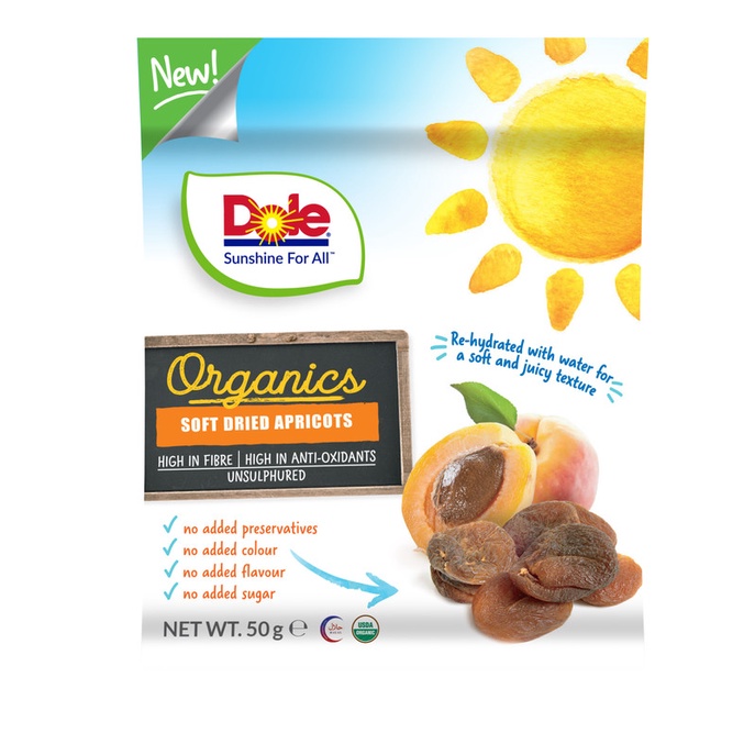 Dole Soft Dried Apricots 50G (Halal)(Expiry:1/4/2023) | Shopee Singapore