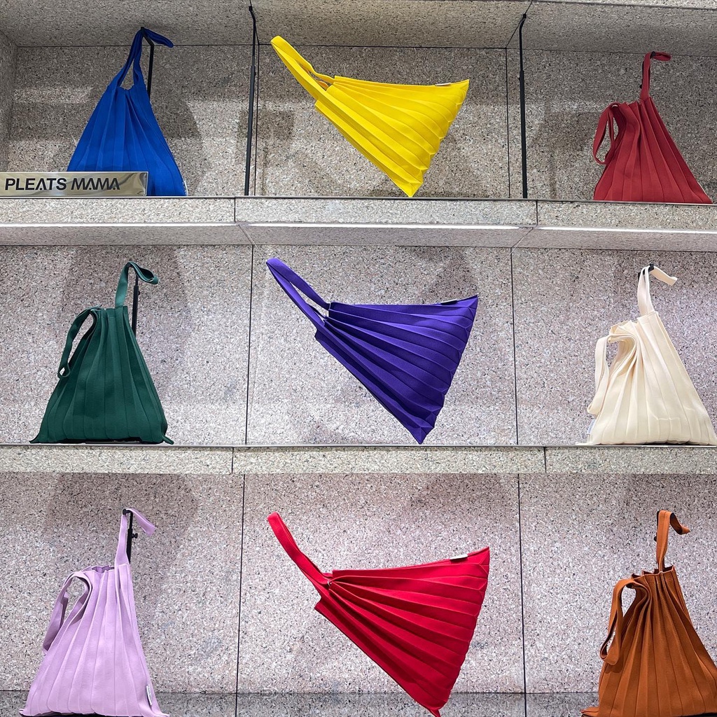 [PLEATS MAMA] Knit Pleats Shoulder Bag / Shipping from Korea | Shopee ...