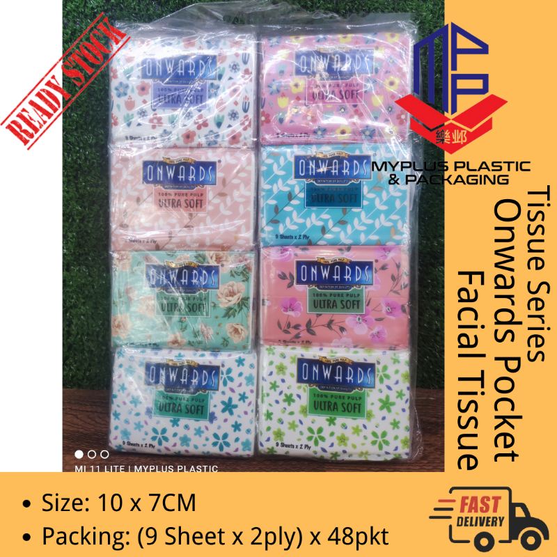 Pocket Tissue / Onwards Pocket Facial Tissue Tom & Jerry 2 Ply (9 ...