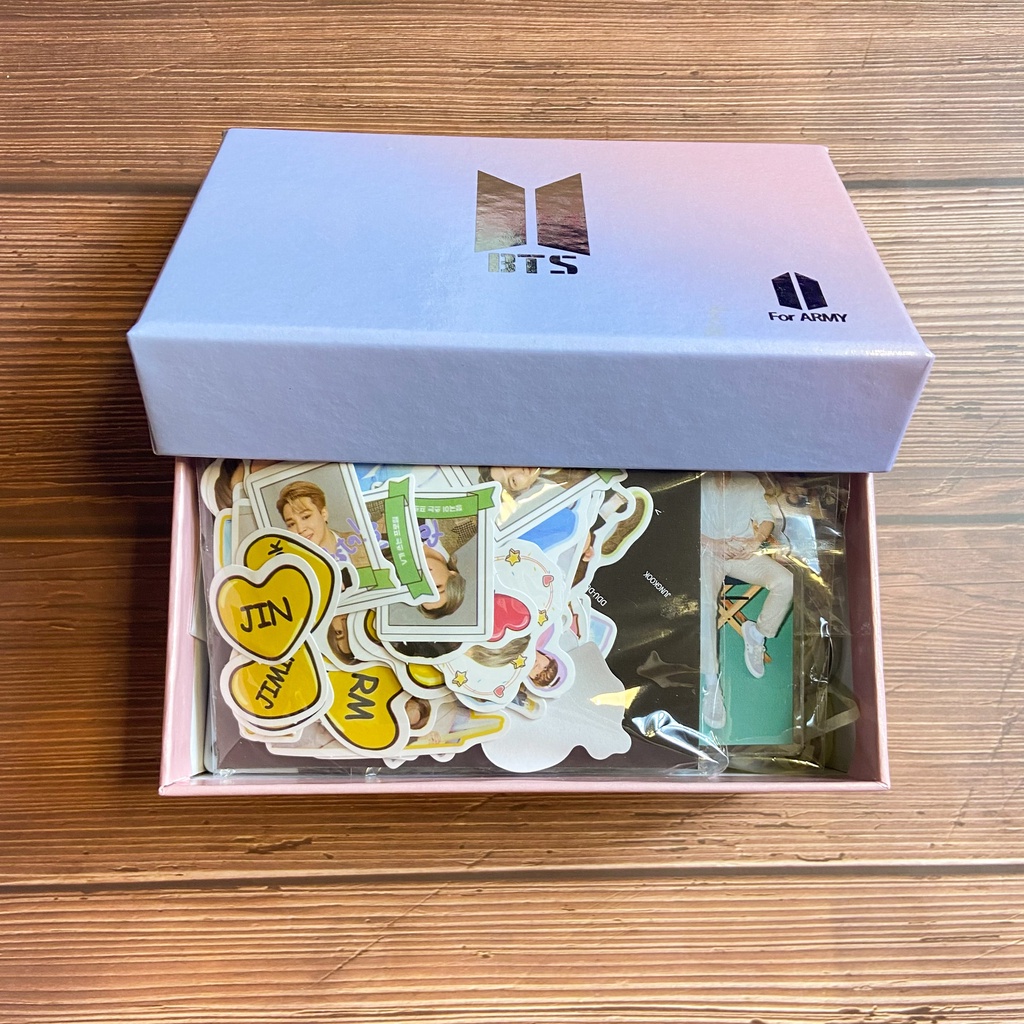 Korea BTS butter Postcard Lanyard Keychain Sticker Gift Box Set ...