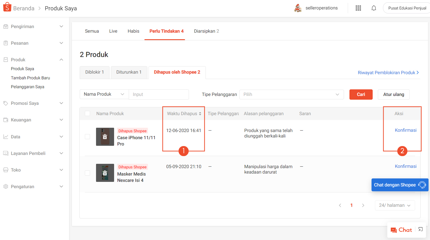 Memeriksa produk yang diblokir | Pusat Edukasi Penjual [Shopee]