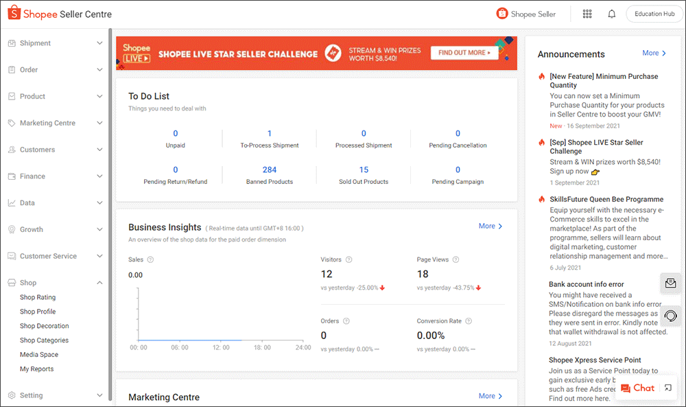 Accessing Shop Custom Page | SG Seller Education [Shopee]