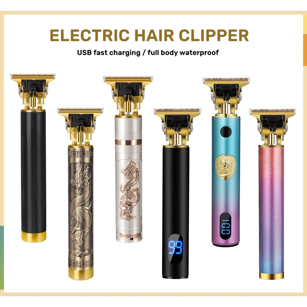 【LOCAL STOCK】Electric Hair Clipper Rechargeable Hair Trimmer Beard ...