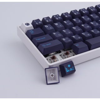 GMK Blue Moon keycaps, 129 Keys keycaps Cherry Profile DYE-SUB ...
