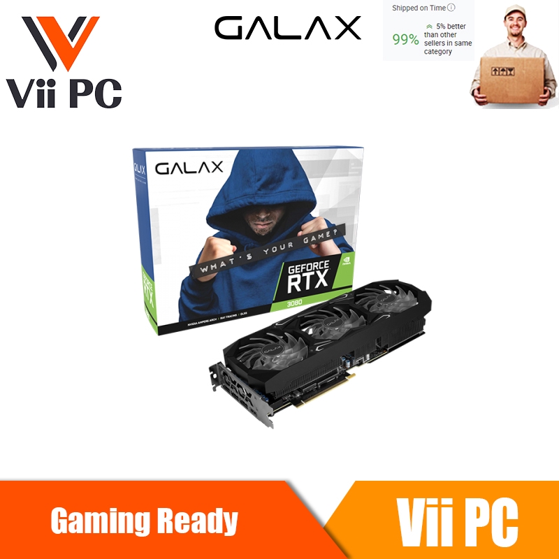 Galax Nvidia Geforce Rtx 3080 Sg 1 Click Oc 10gb Gddr6x 320 Bit Dp 3
