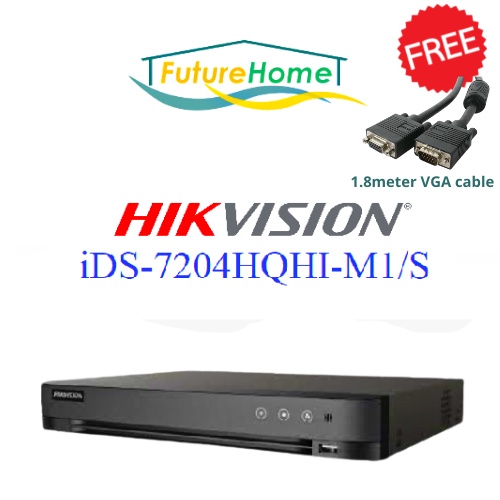HIKVISION 4 Channel DVR Camera supports Dahua CVI, TVI, AHD and AHD and ...