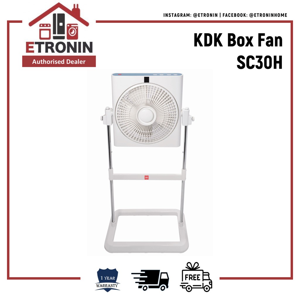 KDK Box Fan SC30H | Shopee Singapore