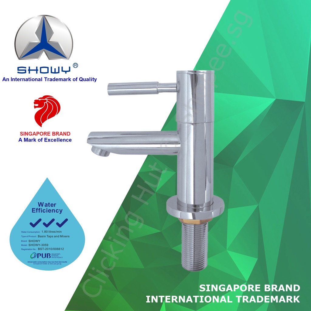 [ SG LOCAL SELLER] SHOWY "Premium" Faucet Series Basin Tap (A SINGAPORE ...