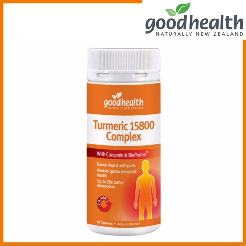 Good Health Turmeric Curcumin Complex With Boswellia Ginger