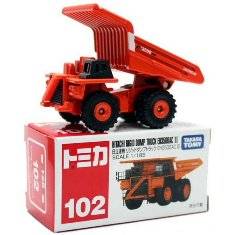 Tomica Regular No.102 HITACHI RIGID DUMP TRUCK EH3500 AC II Miniature ...
