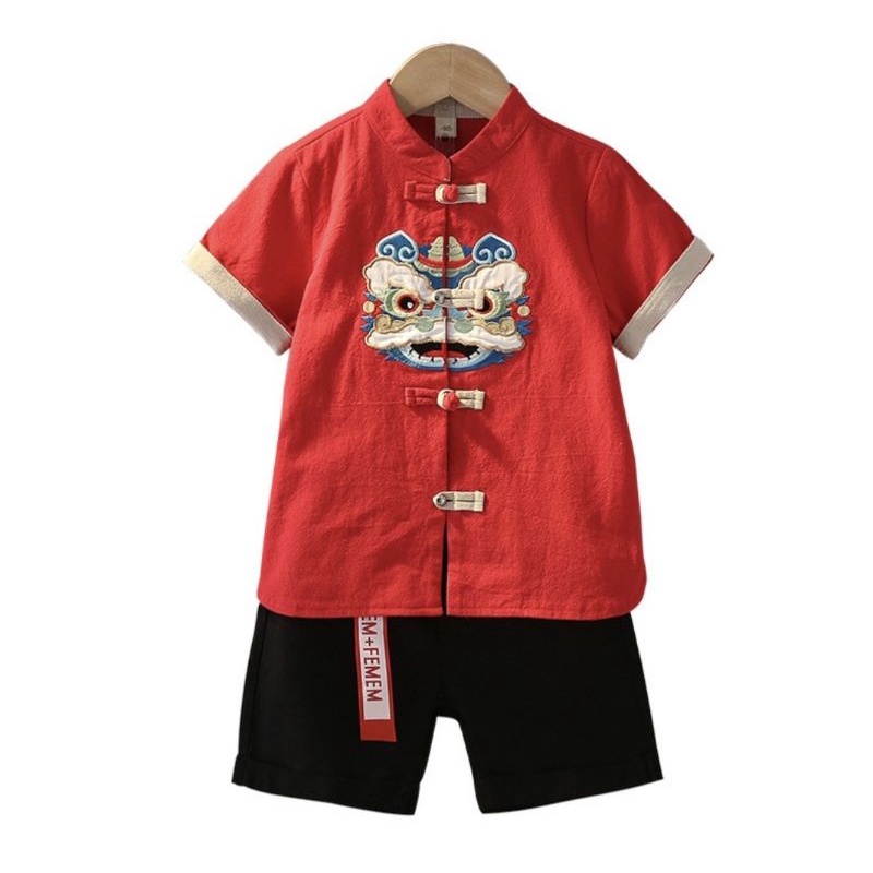 Boy CNY Traditional Chinese Costume - Boy Chinese New Year Tang suit ...