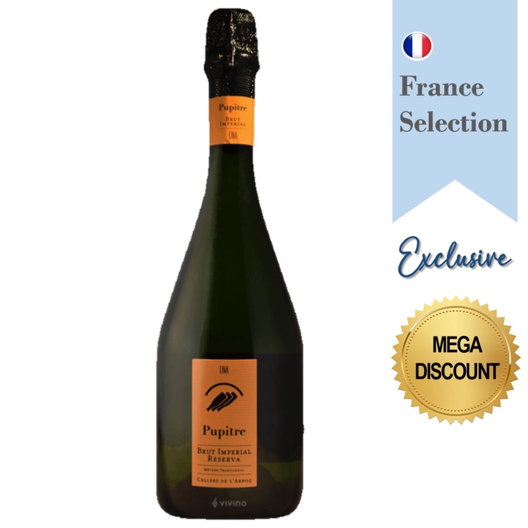 Cava Pupitre Brut Imperial White Wine SANS 750ml [France] | Shopee ...