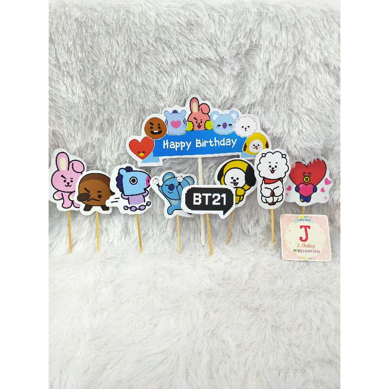 Bt21 Cake Topper | Shopee Singapore