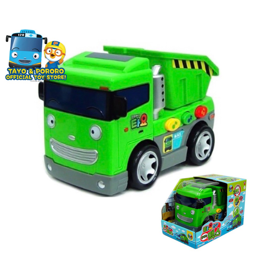 Tayo Talking Max Pull Back Dump Truck with Sound , Children Toys Kids ...