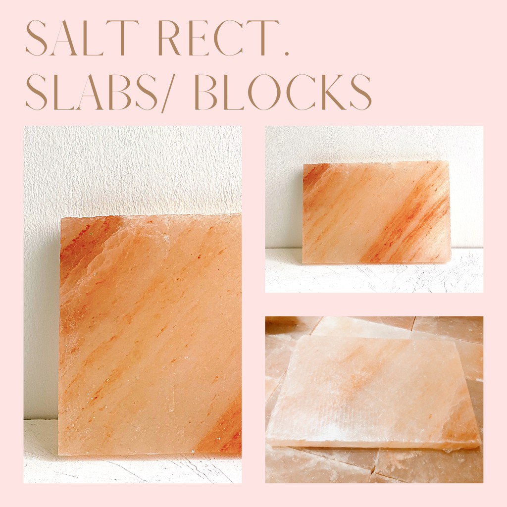 💯 Rect. Himalayan Rock Salt Cooking Slab/ Block/ Plate | Shopee Singapore