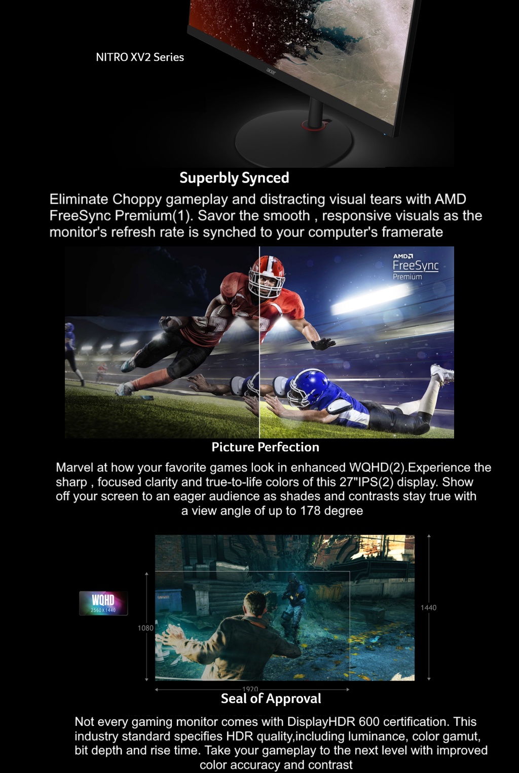 [390Hz Refresh Rate] Acer Nitro XV252Q F 24.5 Inches FHD IPS Gaming ...