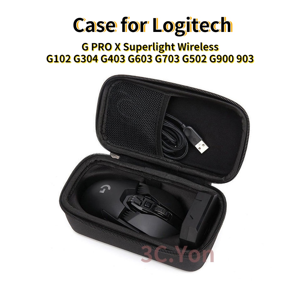 EVA Hard Case for Logitech G PRO X Superlight Wireless G102 G304 G403 ...