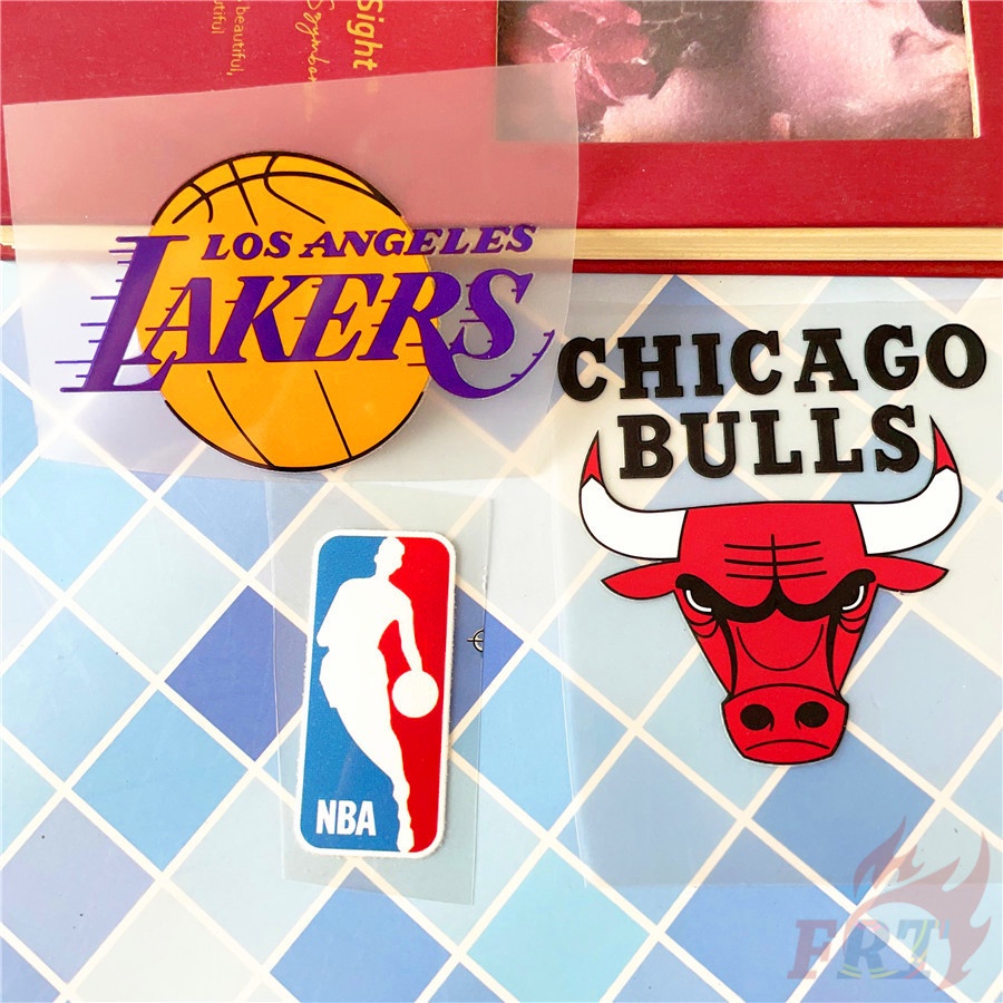 NBA - Chicago Bulls / Los Angeles Lakers Heat Transfer Vinyl Stickers ...