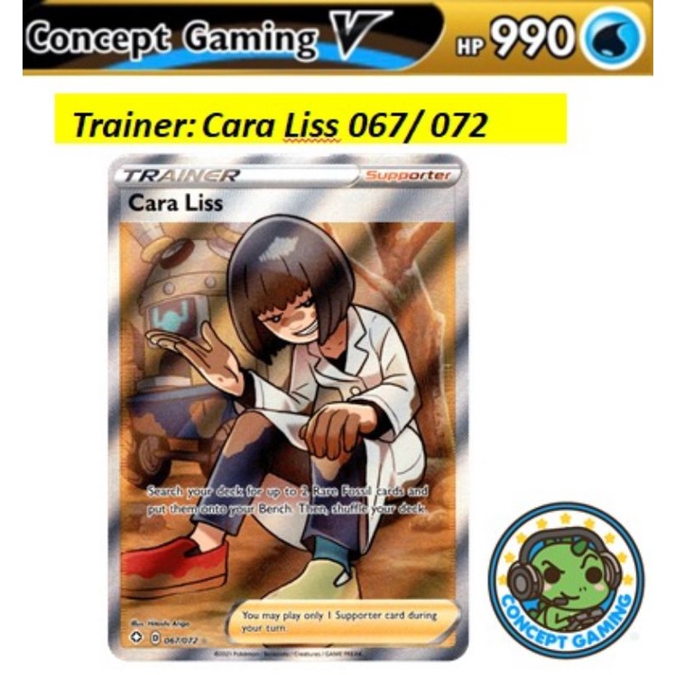Pokemon TCG Cara Liss - 67/72 - Full Art Ultra Rare | Shopee Singapore