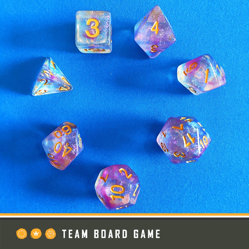 D7 RPG Dice Sets (2021 Series) – Violet Storm | Shopee Singapore