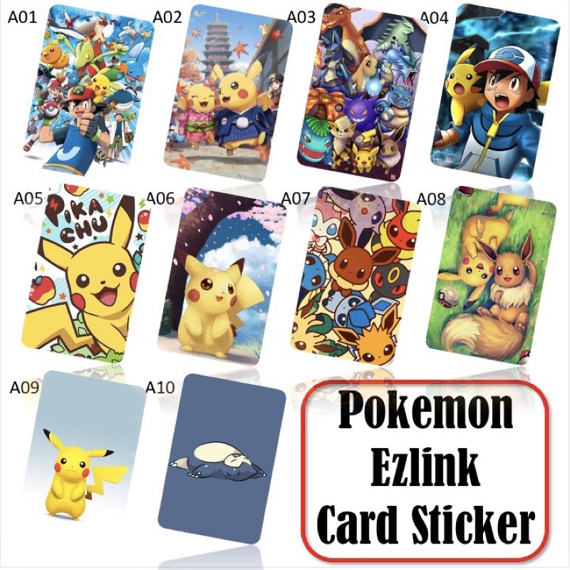 Pokemon Ezlink Card Sticker | Shopee Singapore