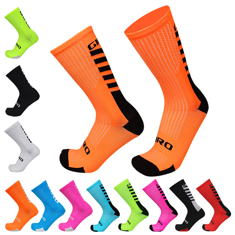 Pro Competition Cycling Socks Sports Compression Mountain Bike Racing ...