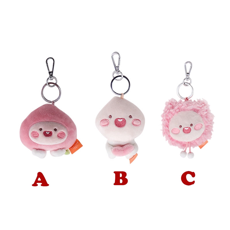 Apeach Kakao Friend Doll Bag Pendant Plush Toy Keychain | Shopee Singapore