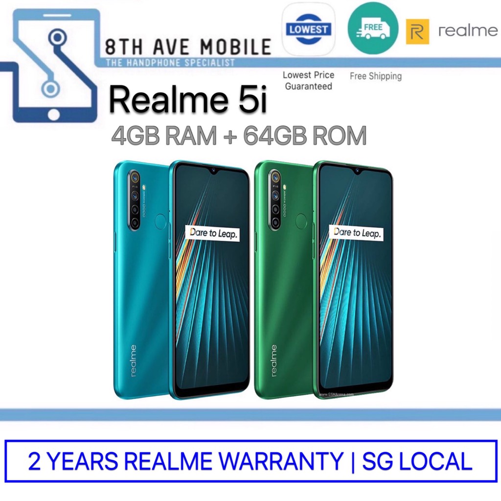 Realme 5i 4GB RAM + 64GB ROM | Free Gift | 2 Years Realme Warranty | SG ...