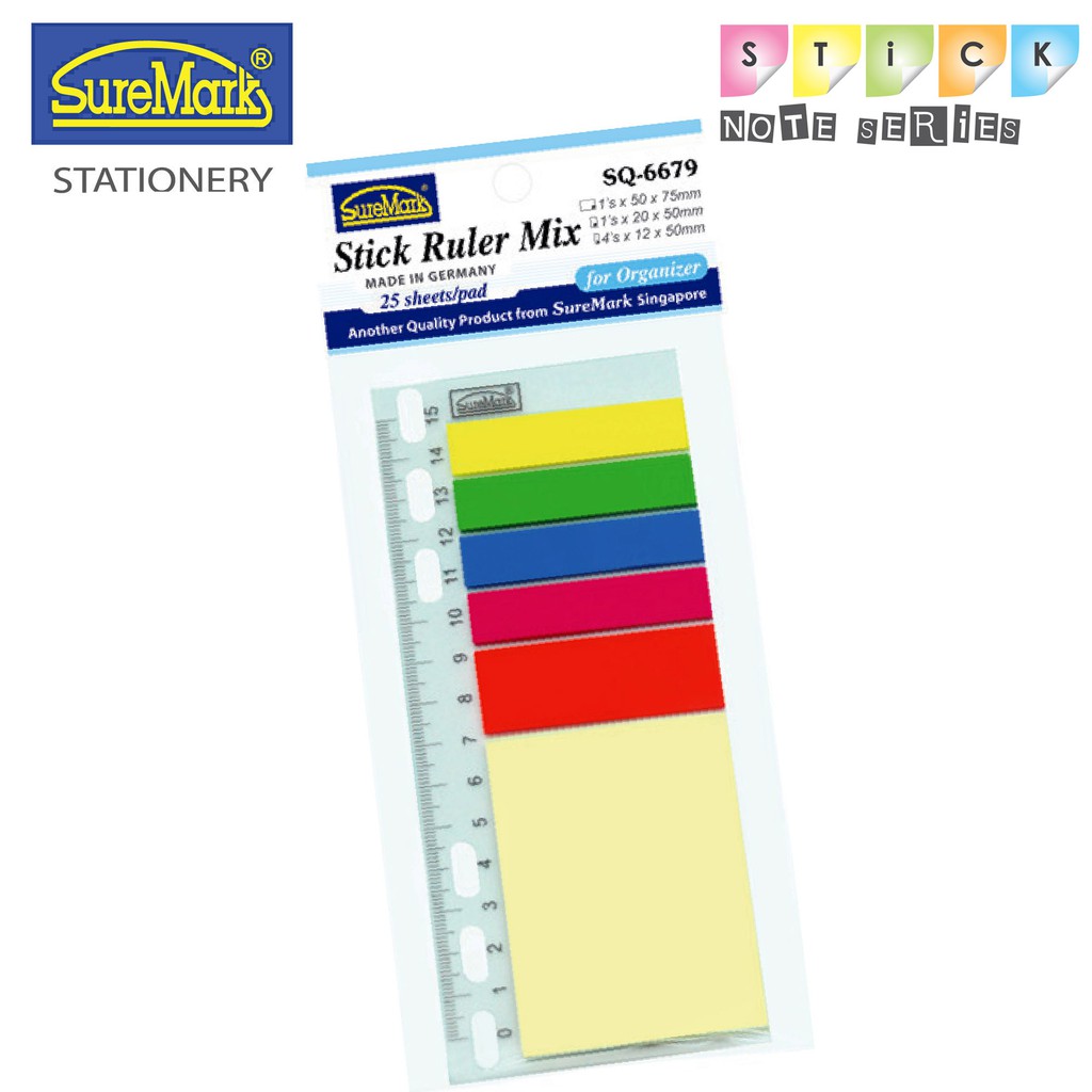 Suremark Stick Ruler Mix (Organiser) | Shopee Singapore