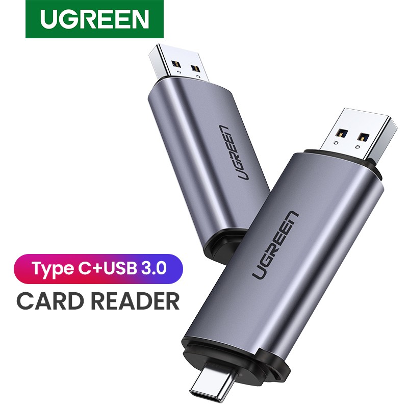 UGREEN USB 3.0 Type C Card Reader SD Micro SD TF OTG Smart Memory Card ...