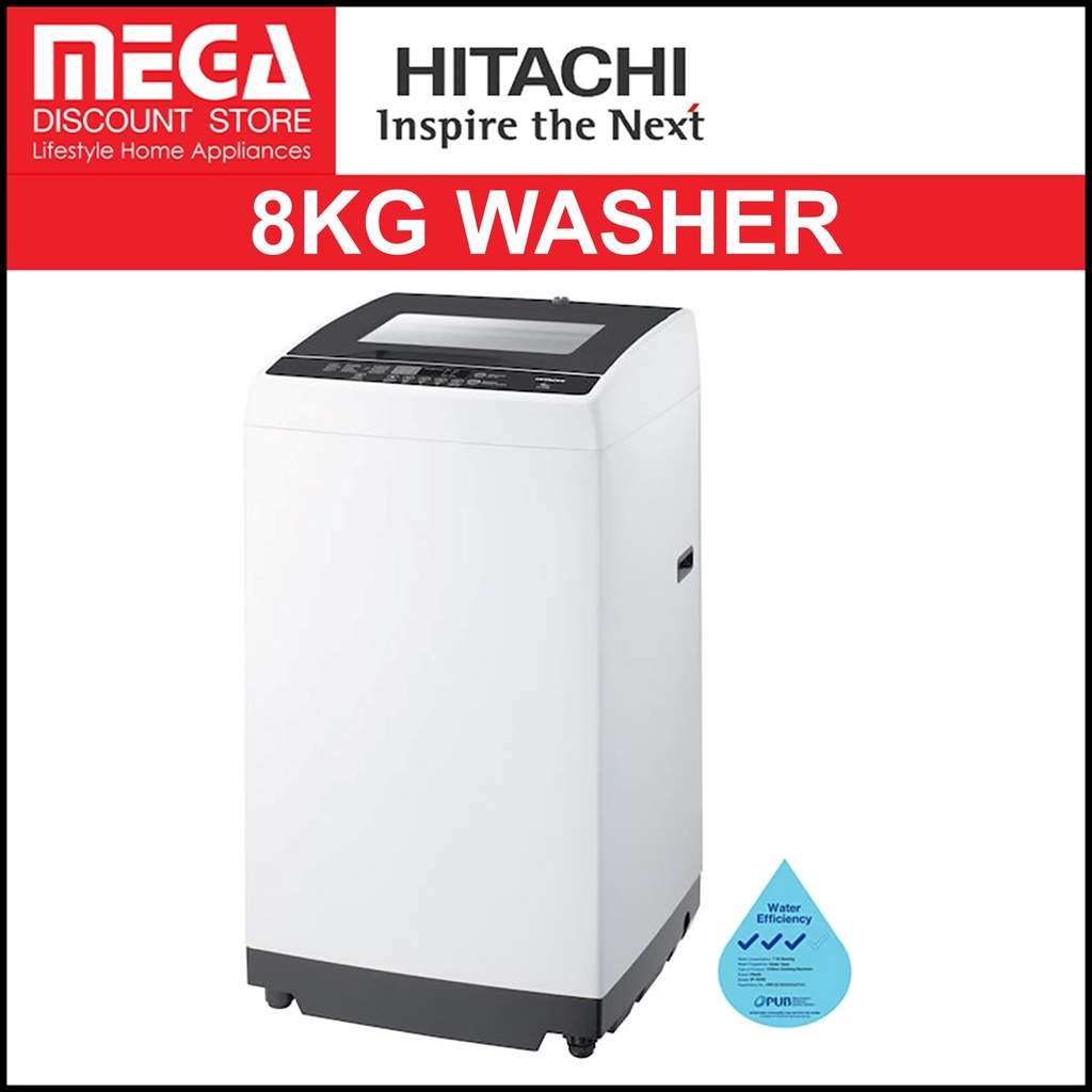 HITACHI SF-80XB 8KG TOP LOAD WASHER (3 TICKS) | Shopee Singapore