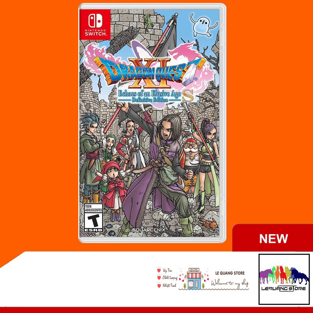 Nintendo Switch game Disc: DRAGON QUEST XI S: Echoes of an Elusive Age ...