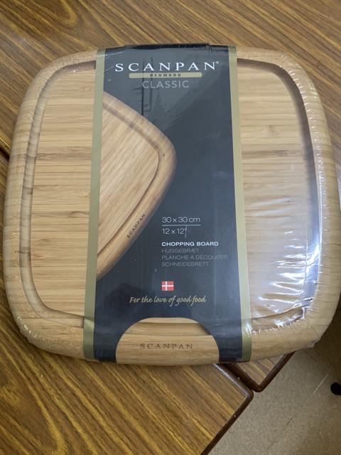 SCANPAN Classic Bamboo 30cm x 30cm Chopping Board | Shopee Singapore