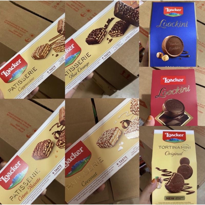 Loacker Loackini (Dark Choco & Milk), Tortina Mini and Loacker ...