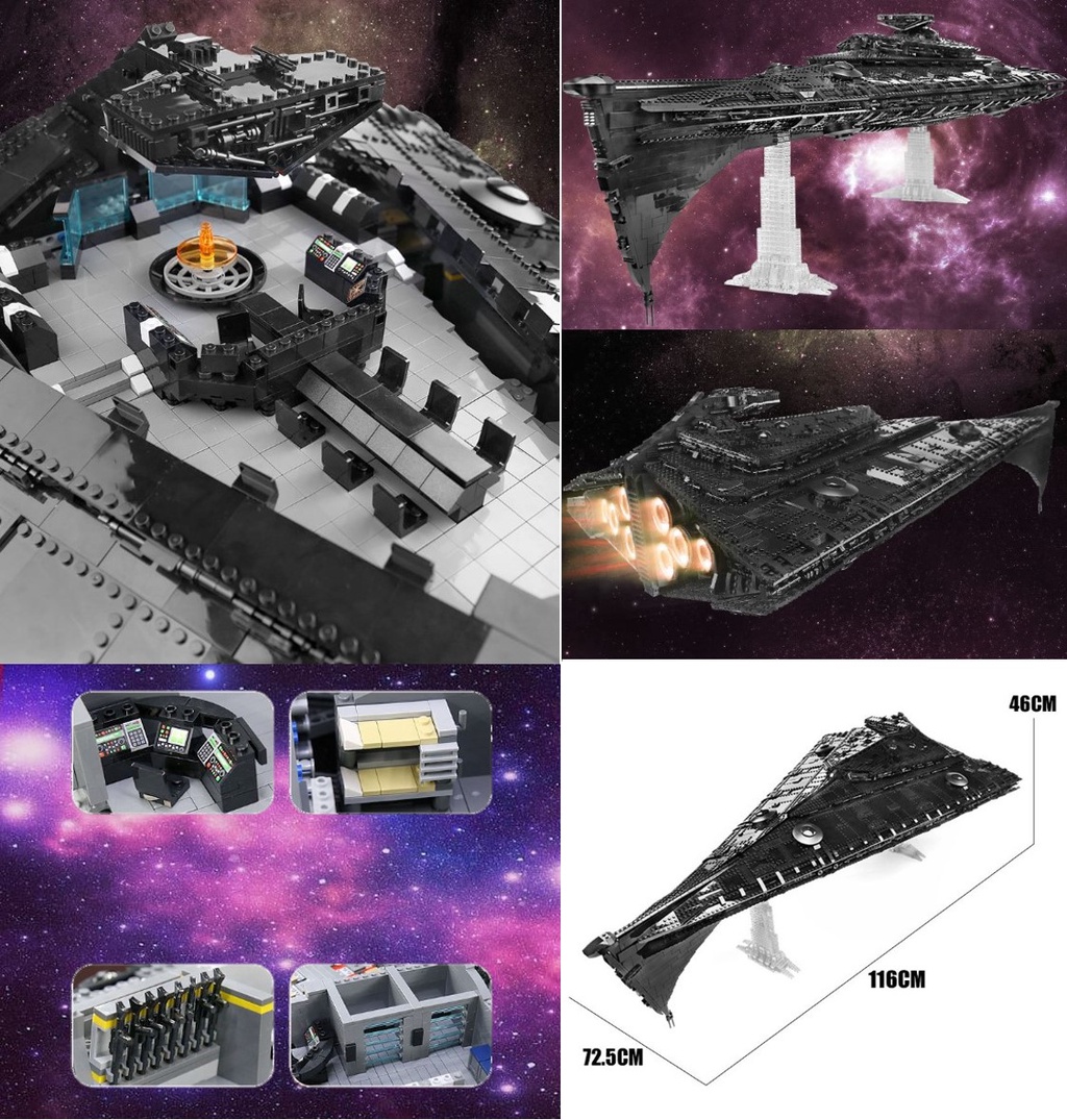 *MOULD KING* Star Wars Madalorian Razor Crest Tantive Lucrehulk ...