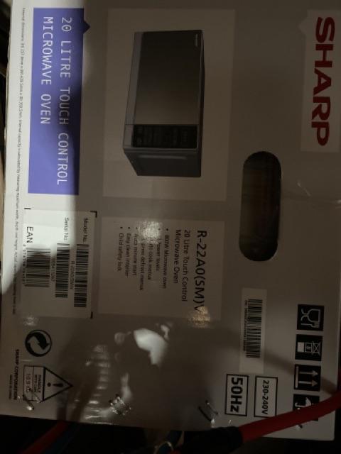 Sharp 20L Microwave Oven R-22A0(SM)V | Shopee Singapore