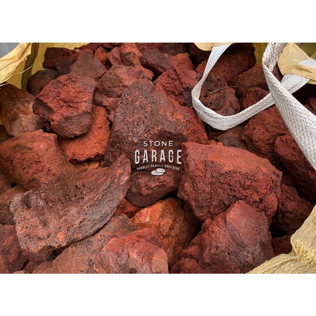 Red Volcanic Boulder (10KG) | Shopee Singapore
