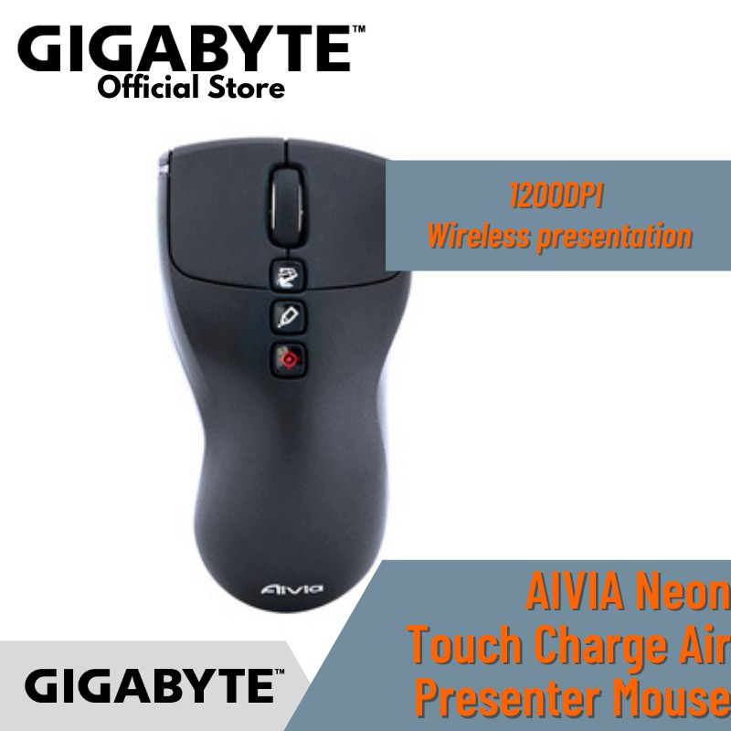 Aivia Neon Touch Charge Air Presenter Mouse | Shopee Singapore