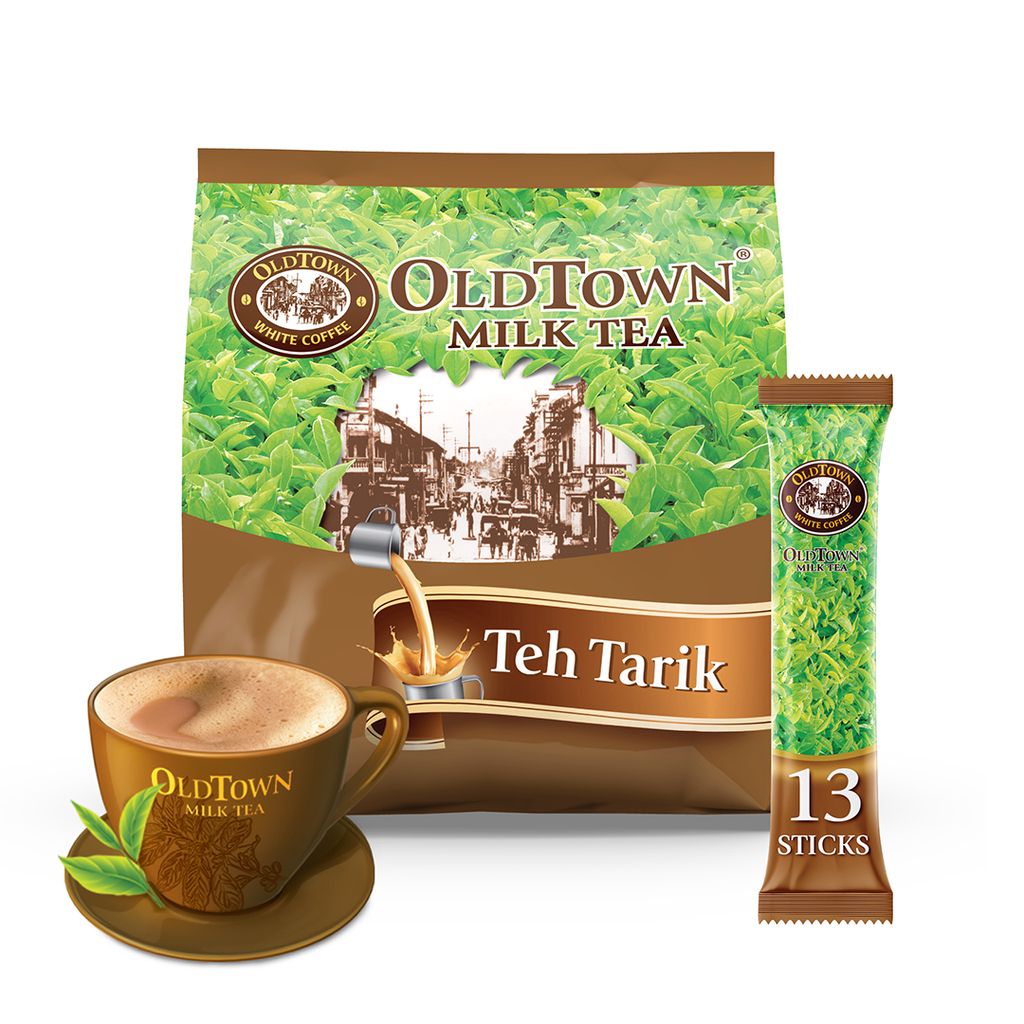 OLDTOWN Teh Tarik Instant 3in1 Premix Milk Tea, 13 Sticks | Shopee ...