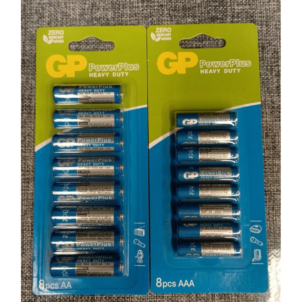 🌟[Cheapest in SG] High Quality GP AA / AAA Batteries Battery | Shopee ...